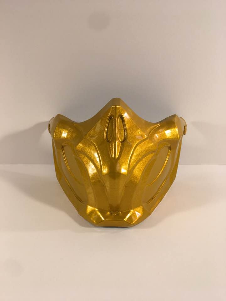 Scorpion MK11 mask Mortal Combat video game Inca Gold – Maxx Grey Creations