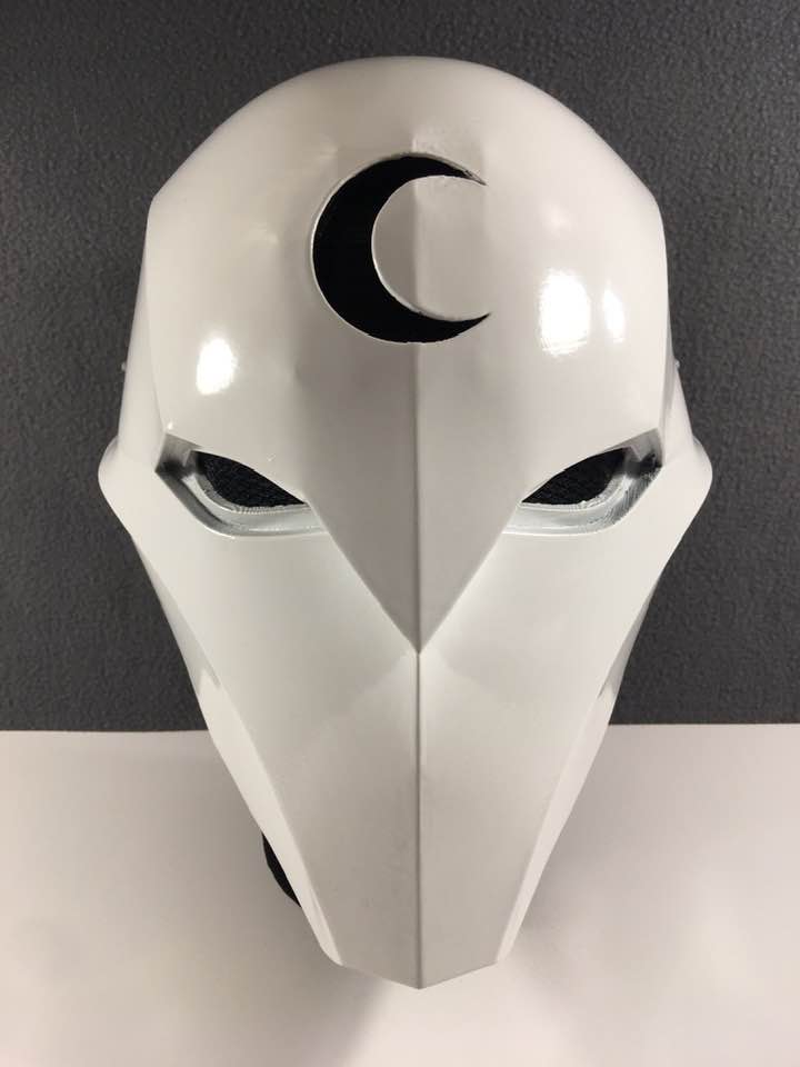 Moon Knight mask with Black Moon – Maxx Grey Creations