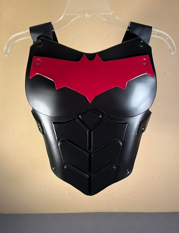 Red Hood Female chest armor Matte Black Burgundy – Maxx Grey Creations