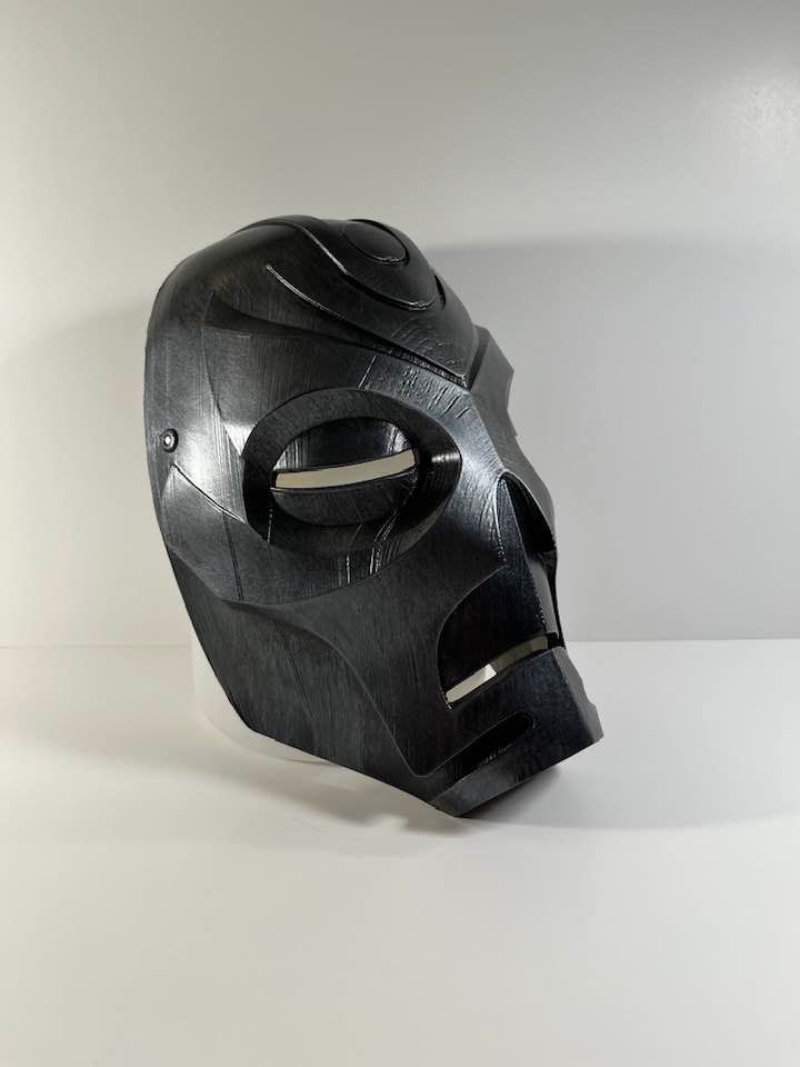 Skyrim Dragon Priest mask from Elder Scrolls Vokun Dark Steel color ...