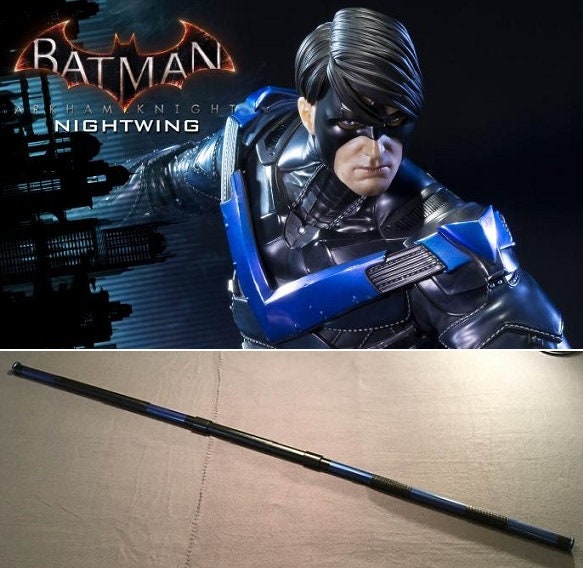 Nightwing Bo staff Metallic Blue Carbon Fiber – Maxx Grey Creations
